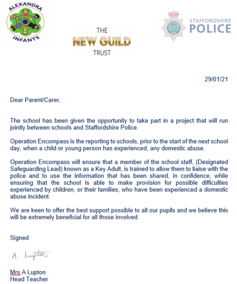 Safeguarding | Alexandra Infants' School